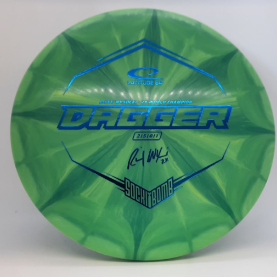 Dagger Ricky Zero Hard Burst Green 173g | High Hyzers Disc Golf